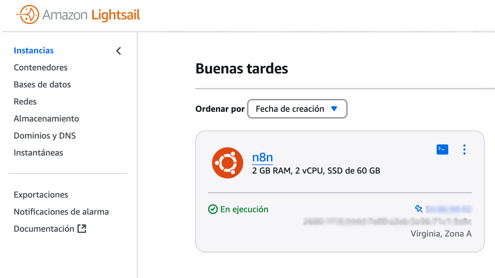 Guía Completa: Cómo Instalar n8n Autohospedado en AWS Lightsail - Un tal Camilo Medina